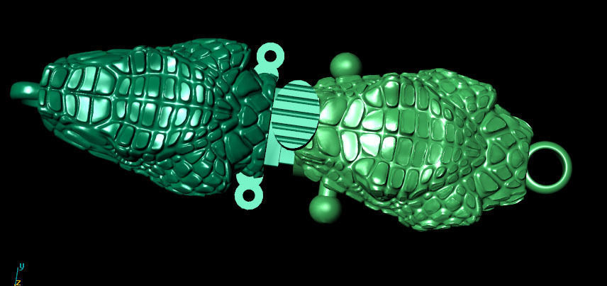 Snake Lock 3D model 3D printable | CGTrader