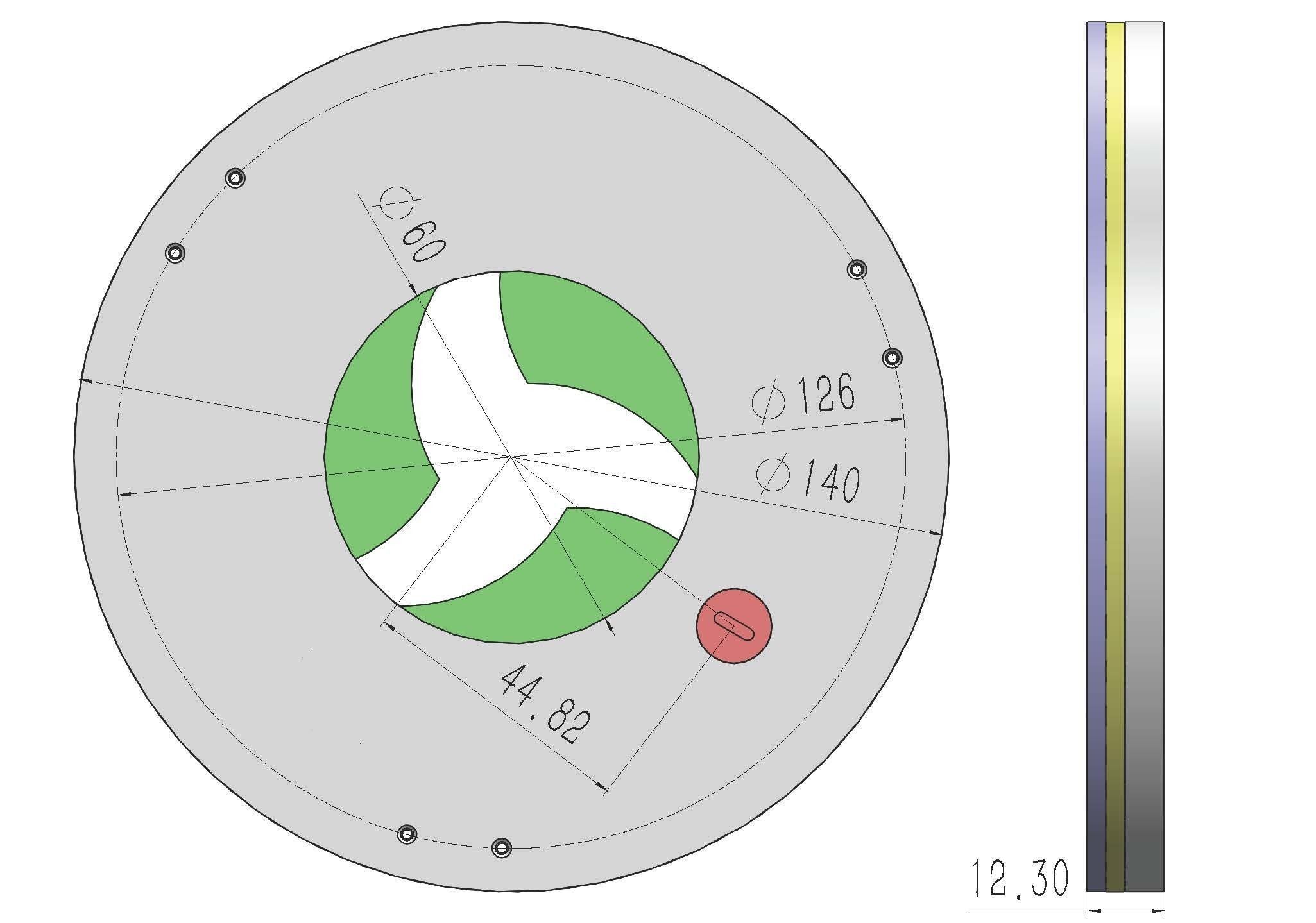 3DP3BLROD60A mechanical shutter Iris mechanism diaphragm diy 3D model ...