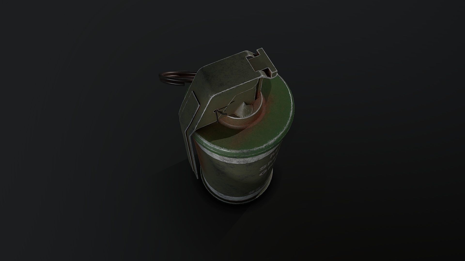 Smoke Grenade M18 3D model | CGTrader
