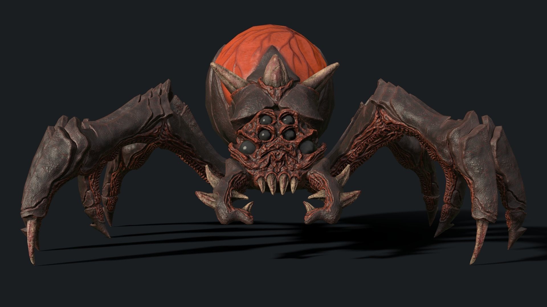 3D model Evil Spider 2 - Game Ready VR / AR / low-poly | CGTrader