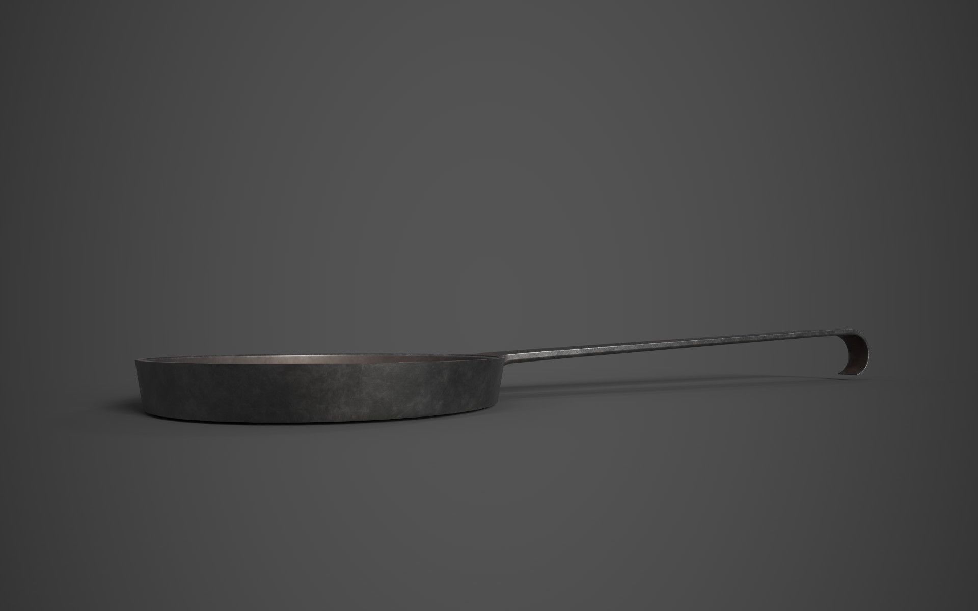 3D model Medieval Frying Pan VR / AR / low-poly | CGTrader
