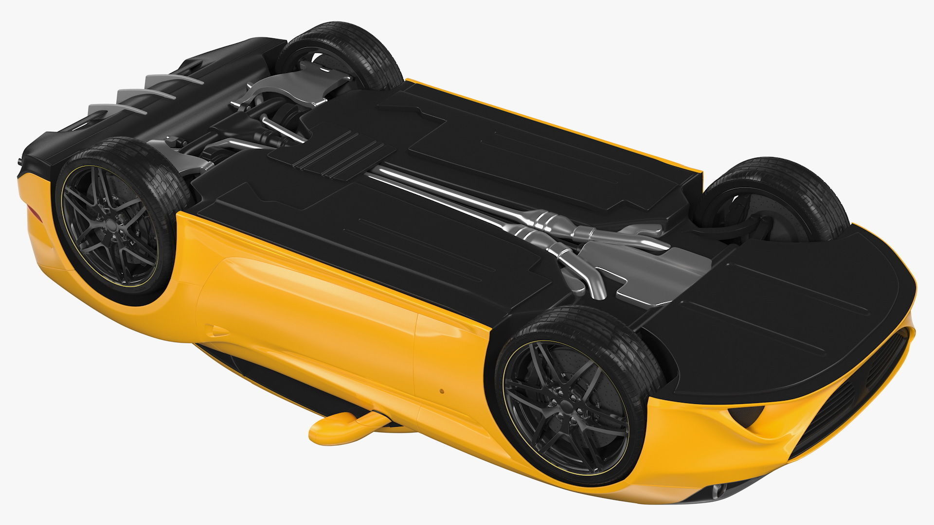 Generic Sport Car Simple Interior 3D model | CGTrader