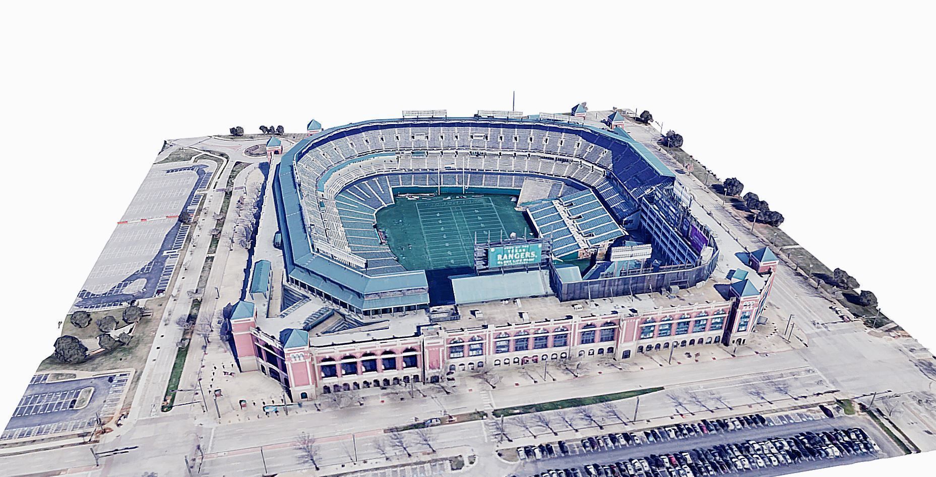 3D model Choctaw Stadium - Texas Rangers VR / AR / low-poly | CGTrader