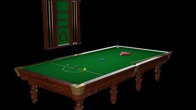 Snooker table 3D model animated | CGTrader