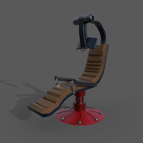 3D model Sci-Fi Chair VR / AR / low-poly | CGTrader