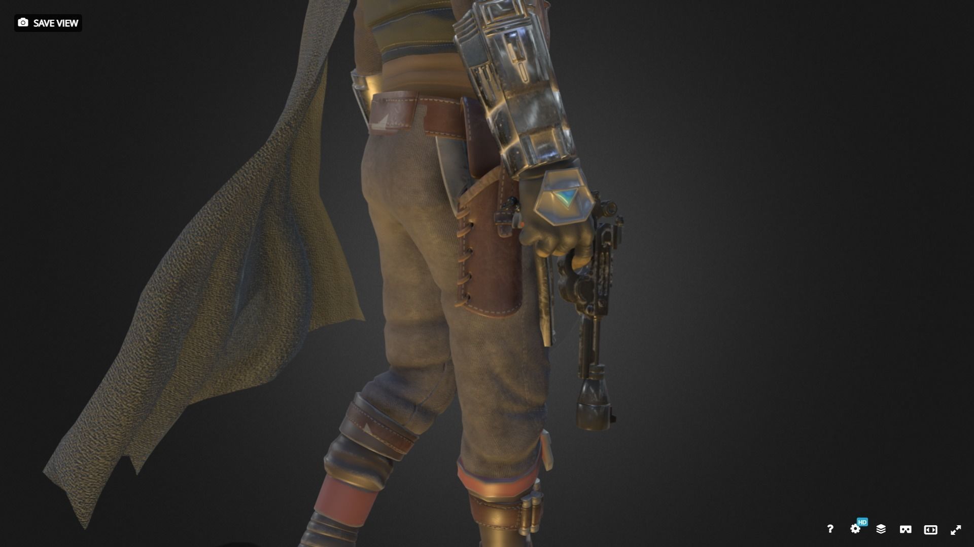 Mandalorian 3D model rigged | CGTrader