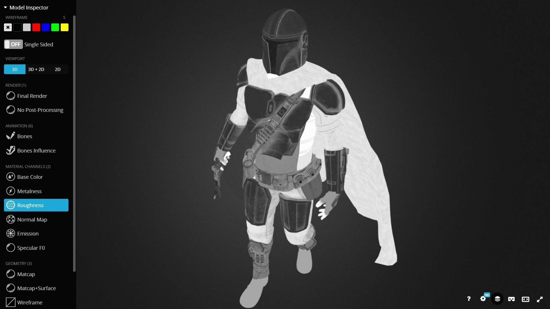 Mandalorian 3D model rigged | CGTrader