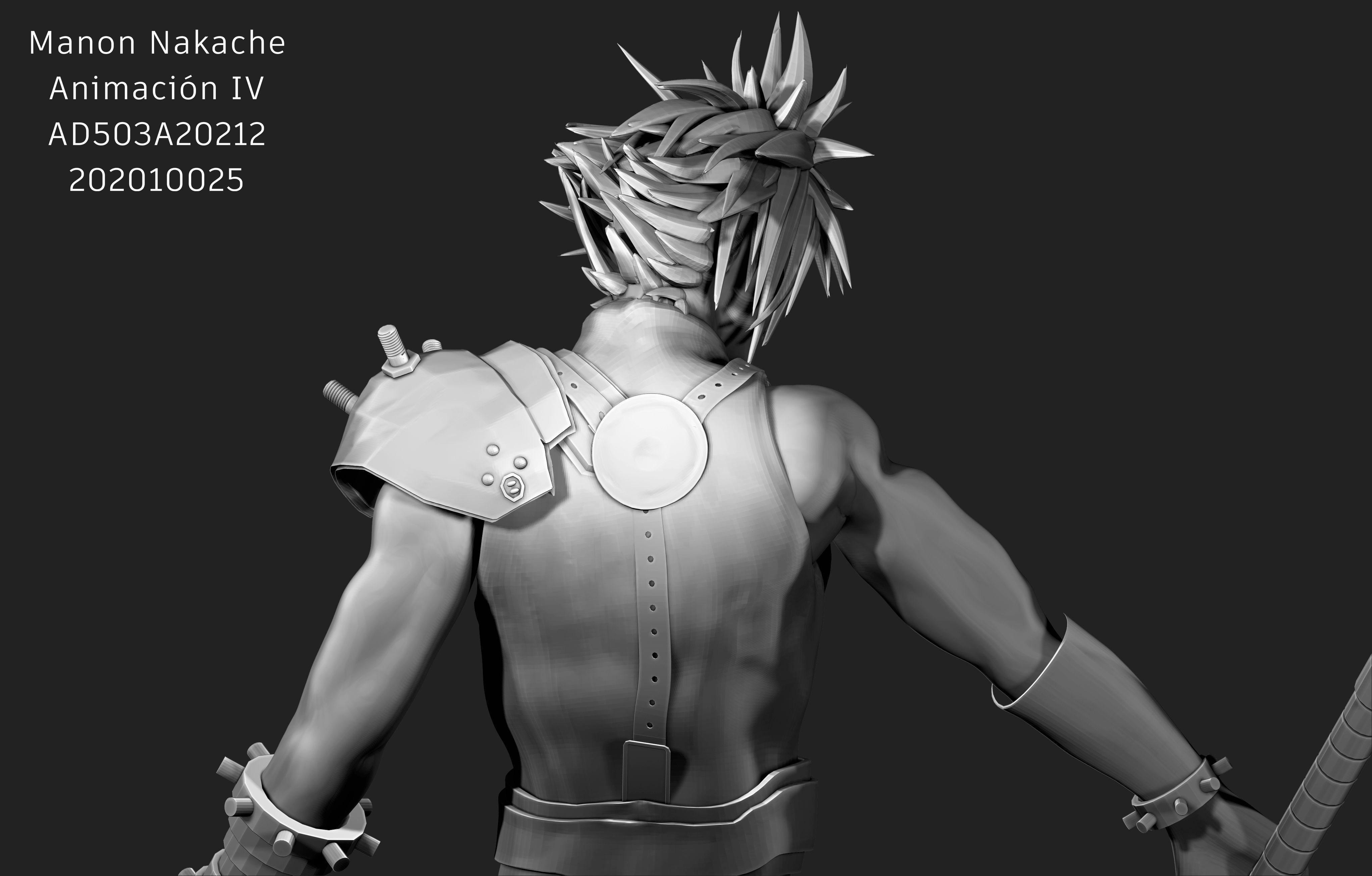 3D model Rigged Cloud Strife 3D model VR / AR / low-poly | CGTrader