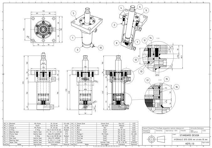 Hydraulic Cylinder 3D model | CGTrader