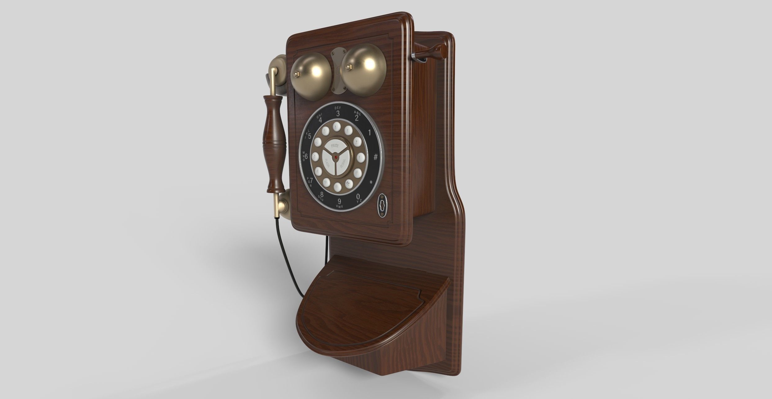 Phone retro free 3D model | CGTrader