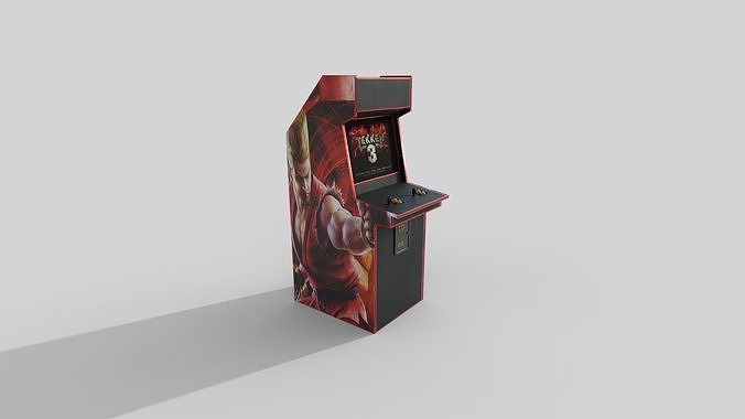 3D model Arcade Machine VR / AR / low-poly | CGTrader