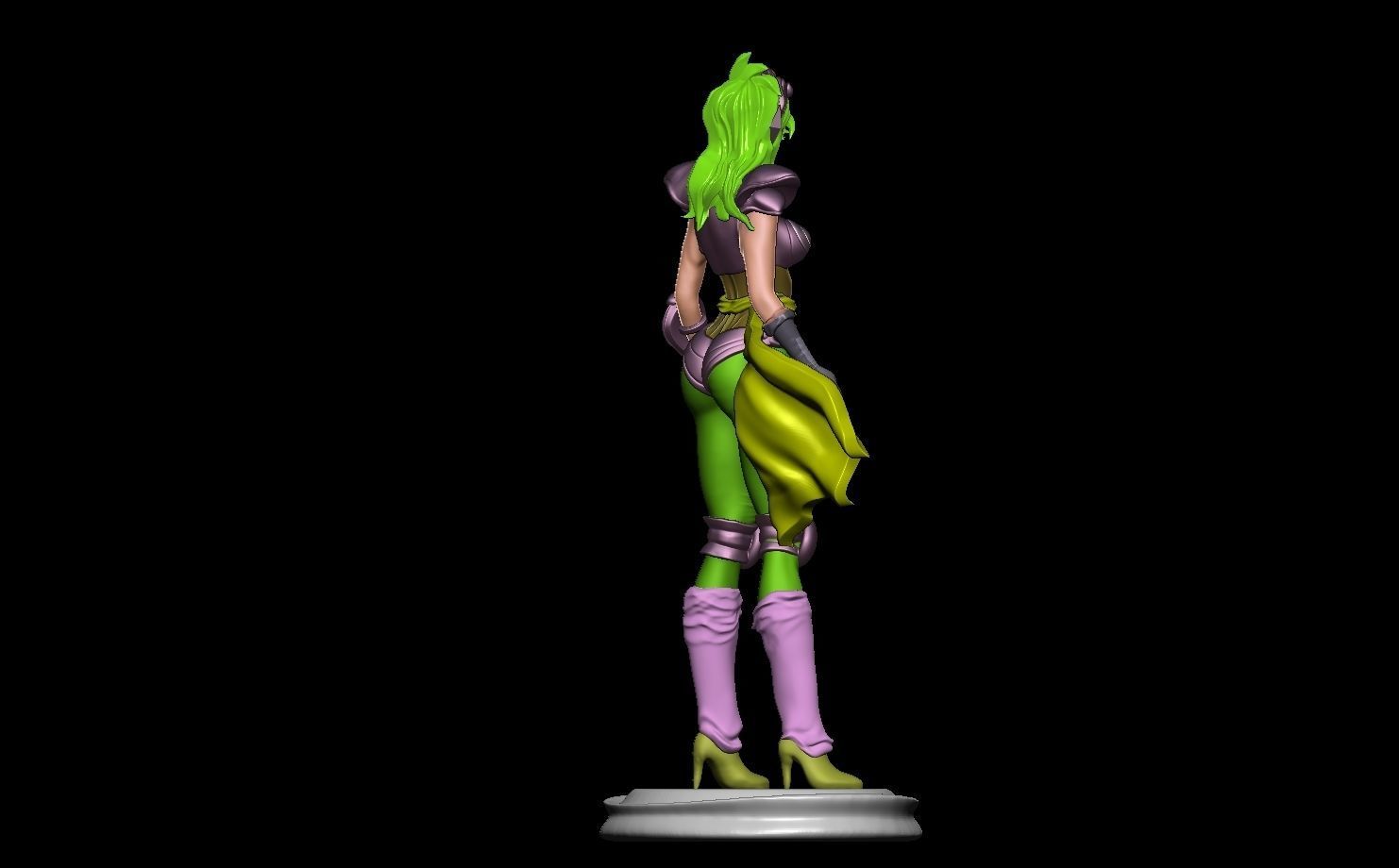 Saint Seiya SHAINA fanart 3D model 3D printable | CGTrader