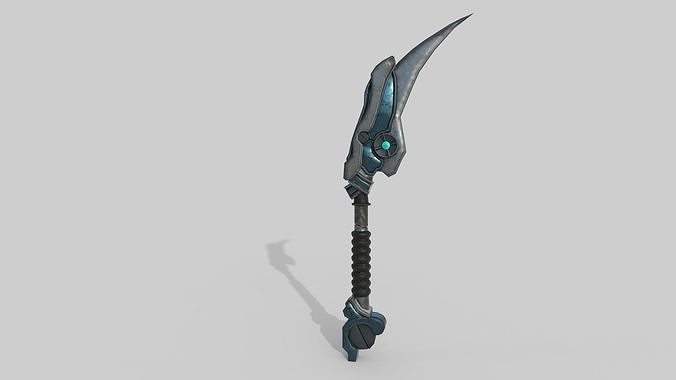 3D model Sci-fi Battle Axe VR / AR / low-poly | CGTrader