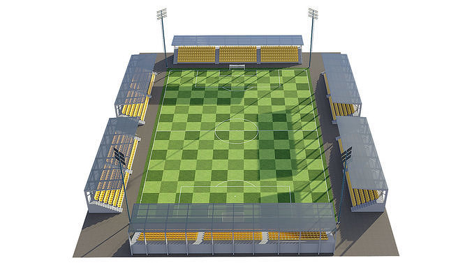 Soccer Football Field 3D model | CGTrader