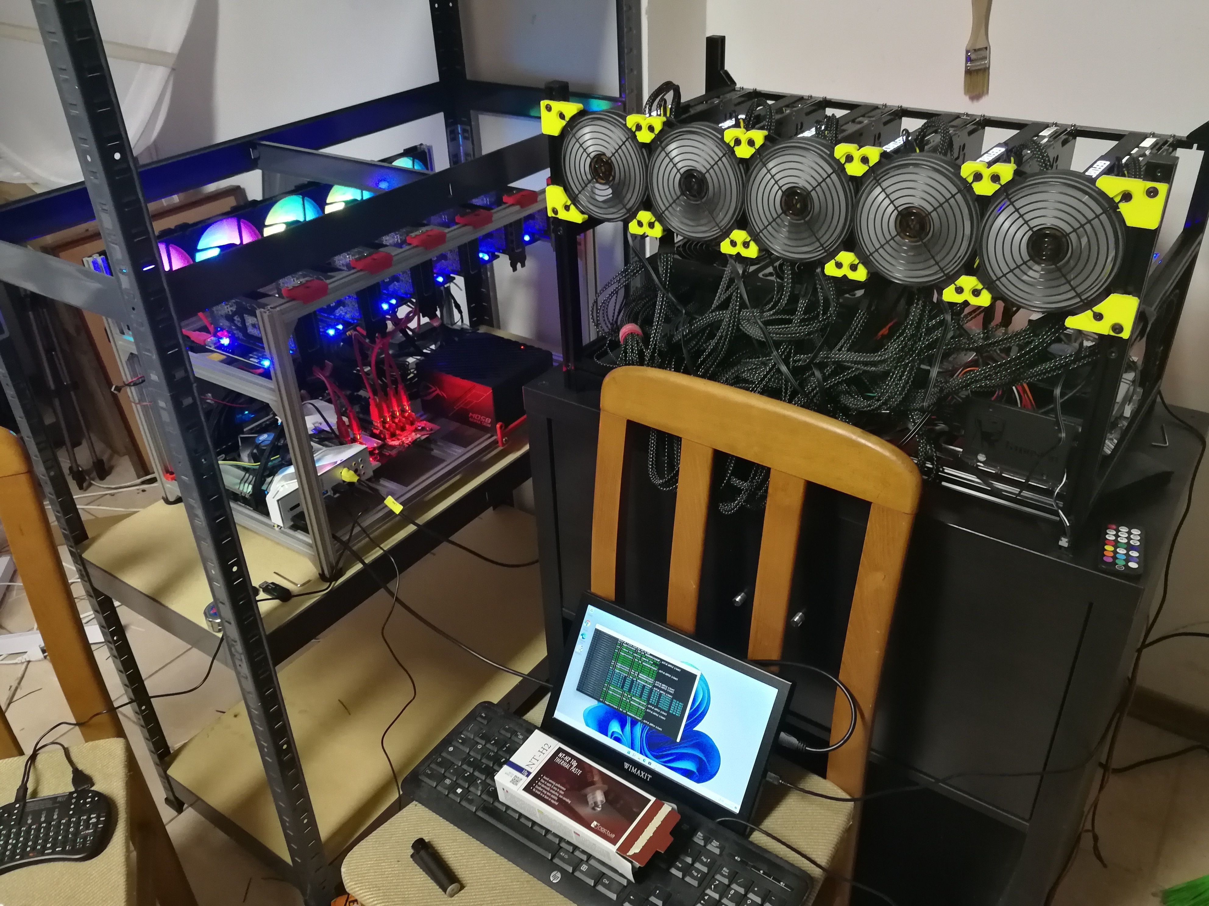 IncrediRig 6 GPU Mining Rig Veddha Style 3D model 3D printable | CGTrader