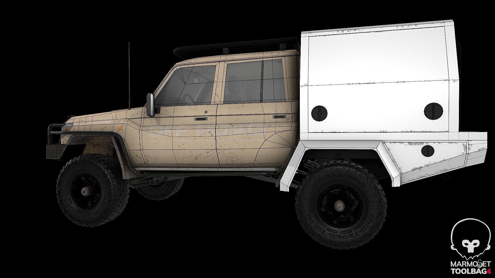 3D model Land Cruiser 79 Series VR / AR / low-poly | CGTrader