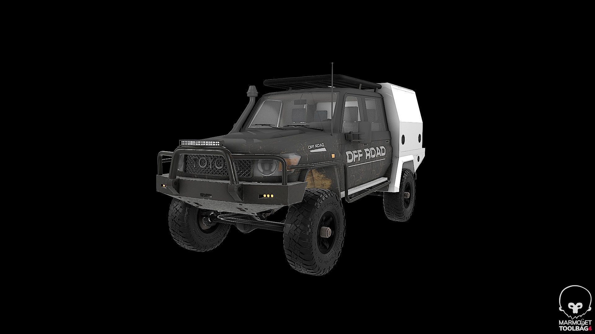 3D model Land Cruiser 79 Series VR / AR / low-poly | CGTrader