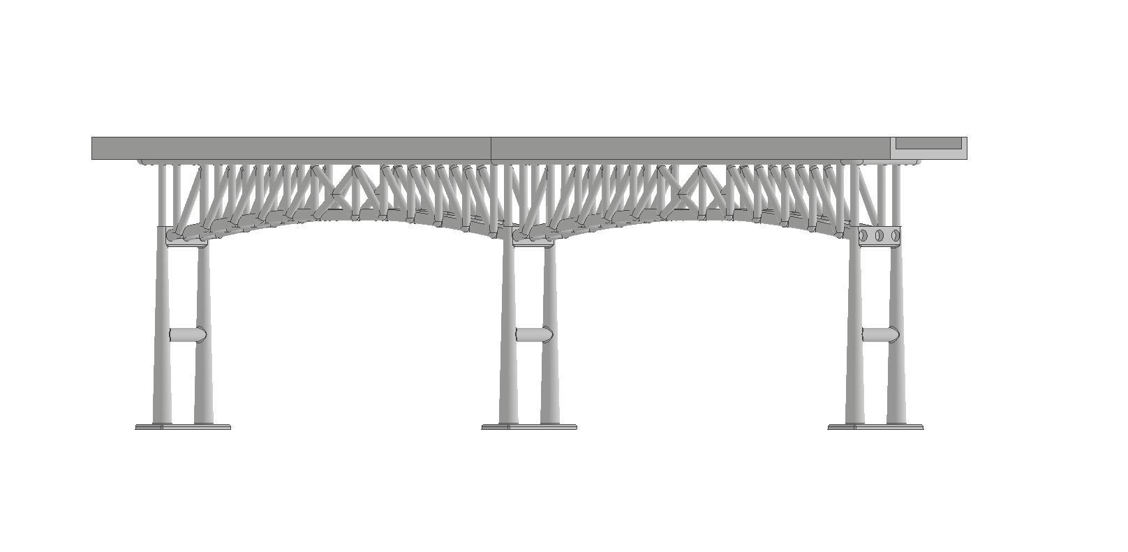 Bridge scale 1 in 87 3D model 3D printable | CGTrader