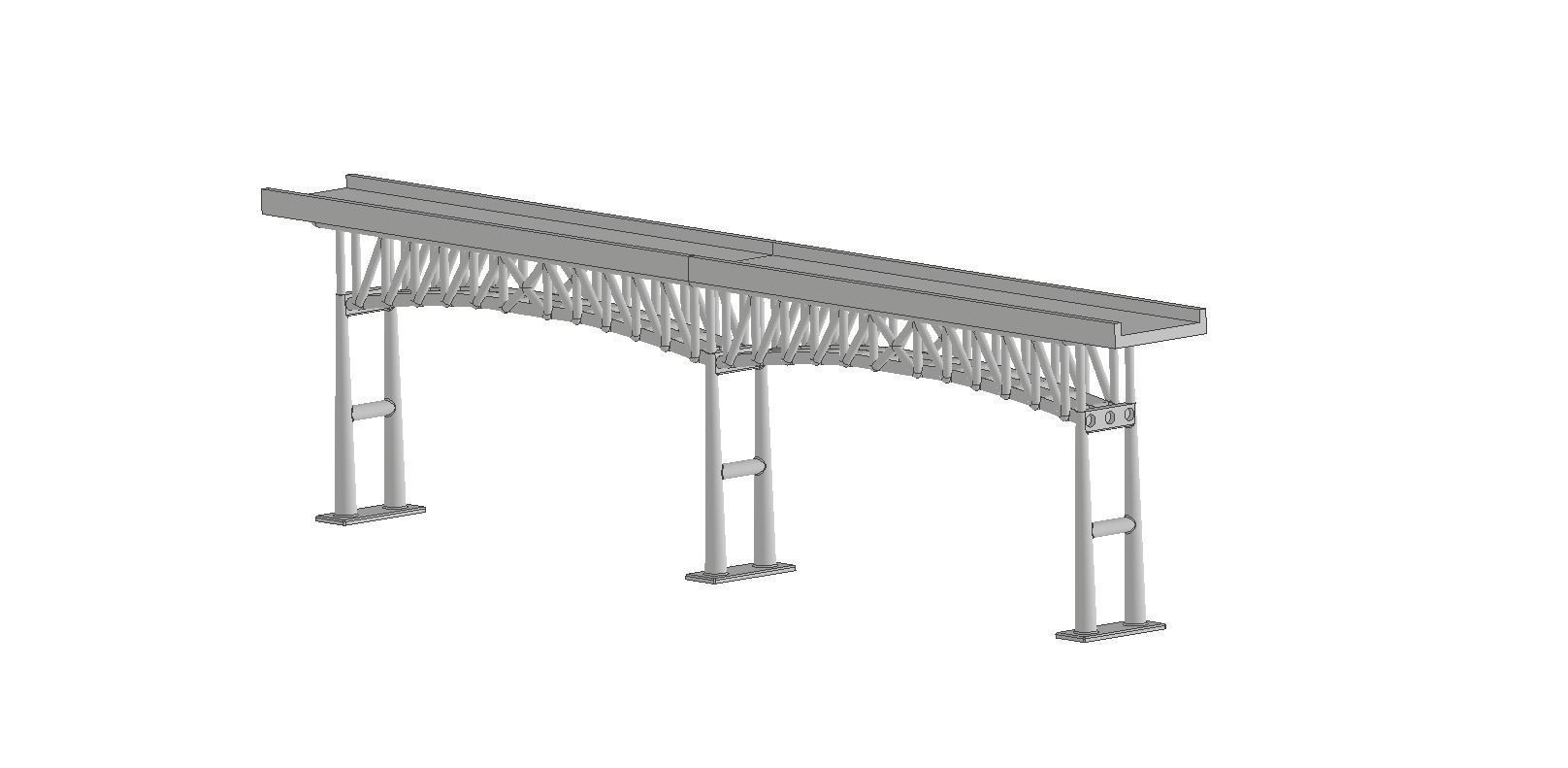 Bridge scale 1 in 87 3D model 3D printable | CGTrader