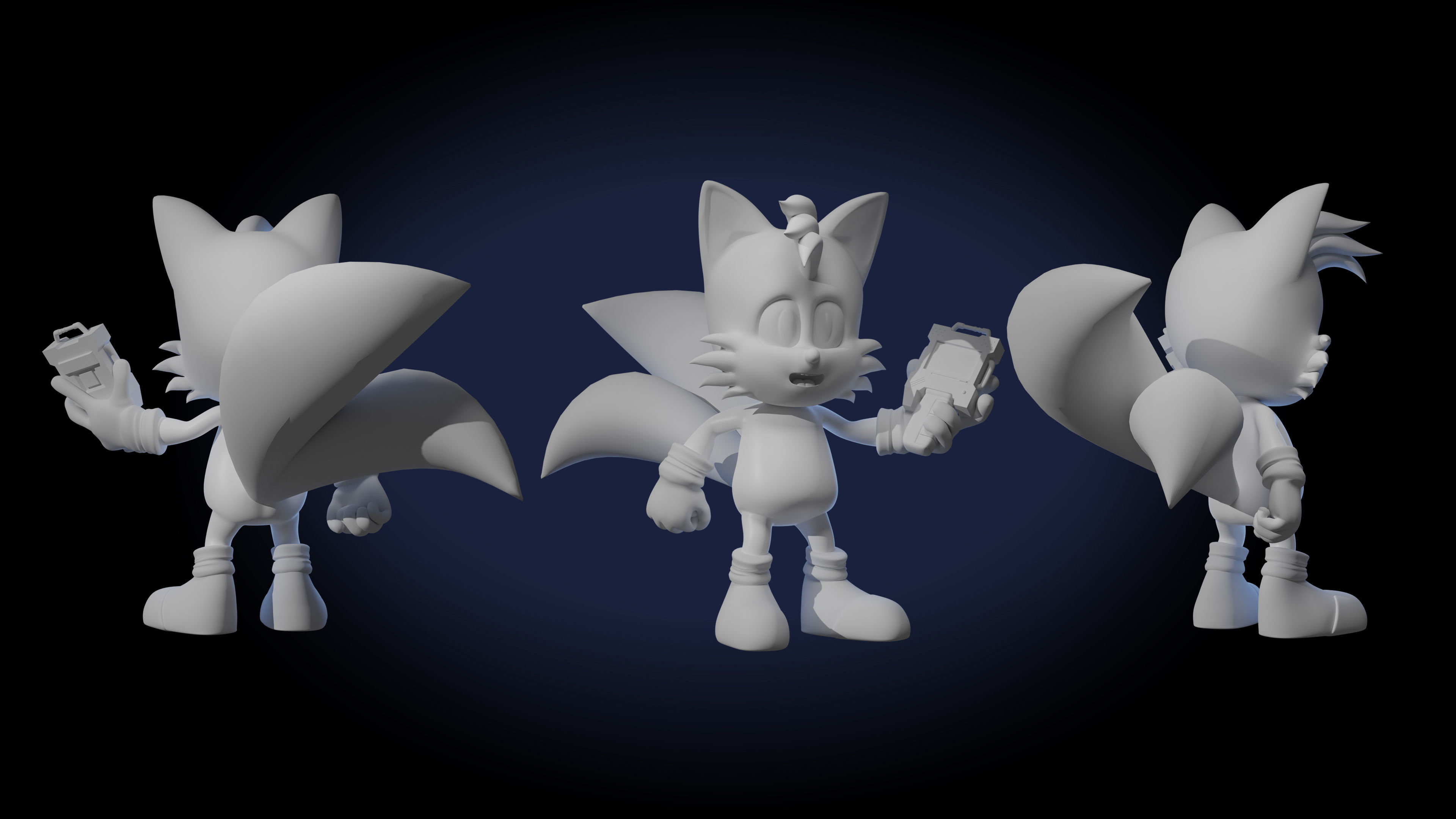 Sonic Movie 2 Tails 3D model 3D printable | CGTrader