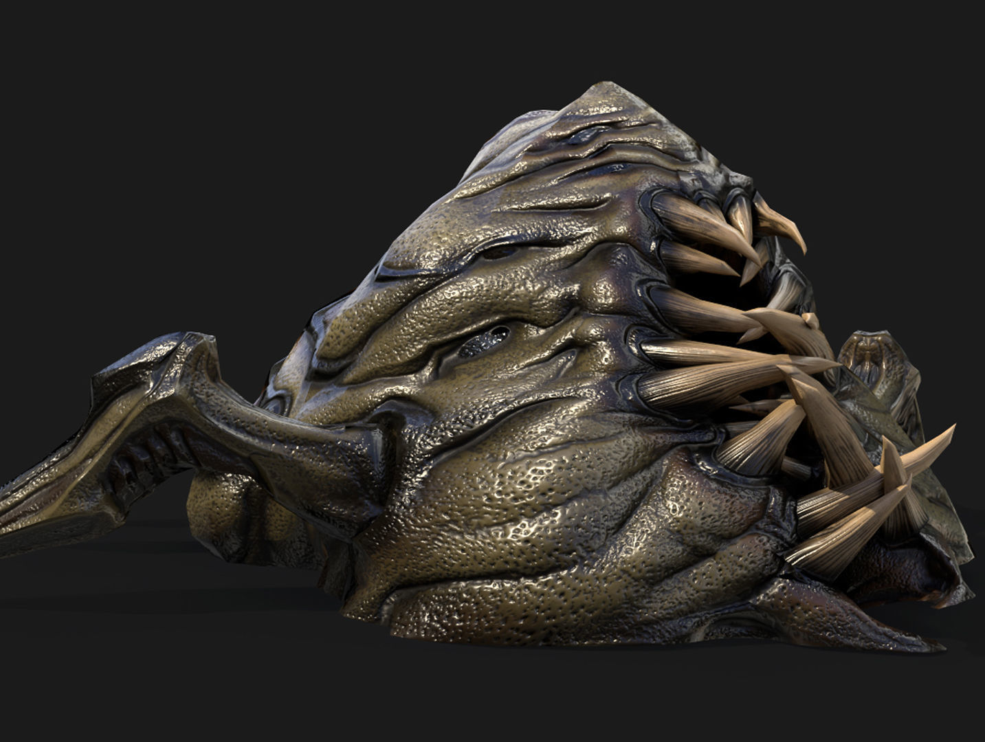 3D model Static Mounth Monster VR / AR / low-poly | CGTrader