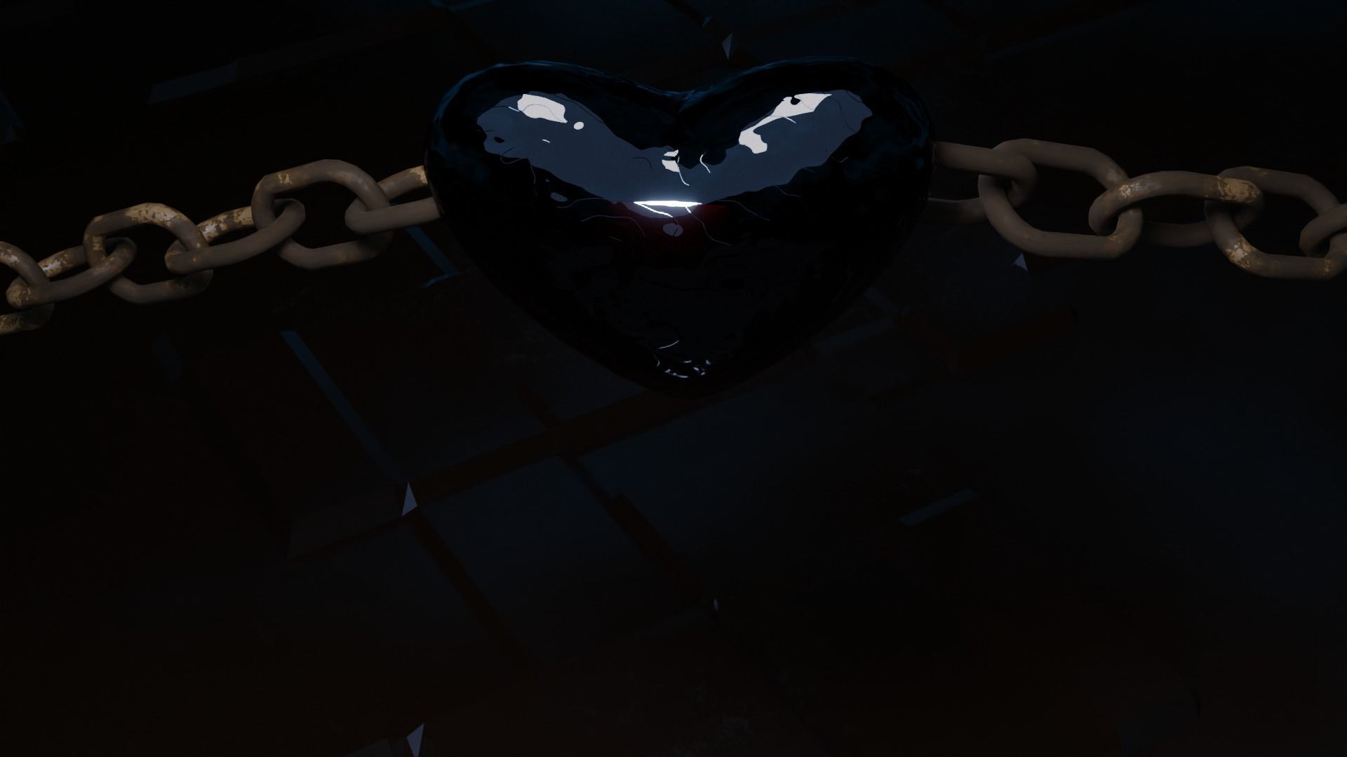 3D model animated glowing heart VR / AR / low-poly | CGTrader