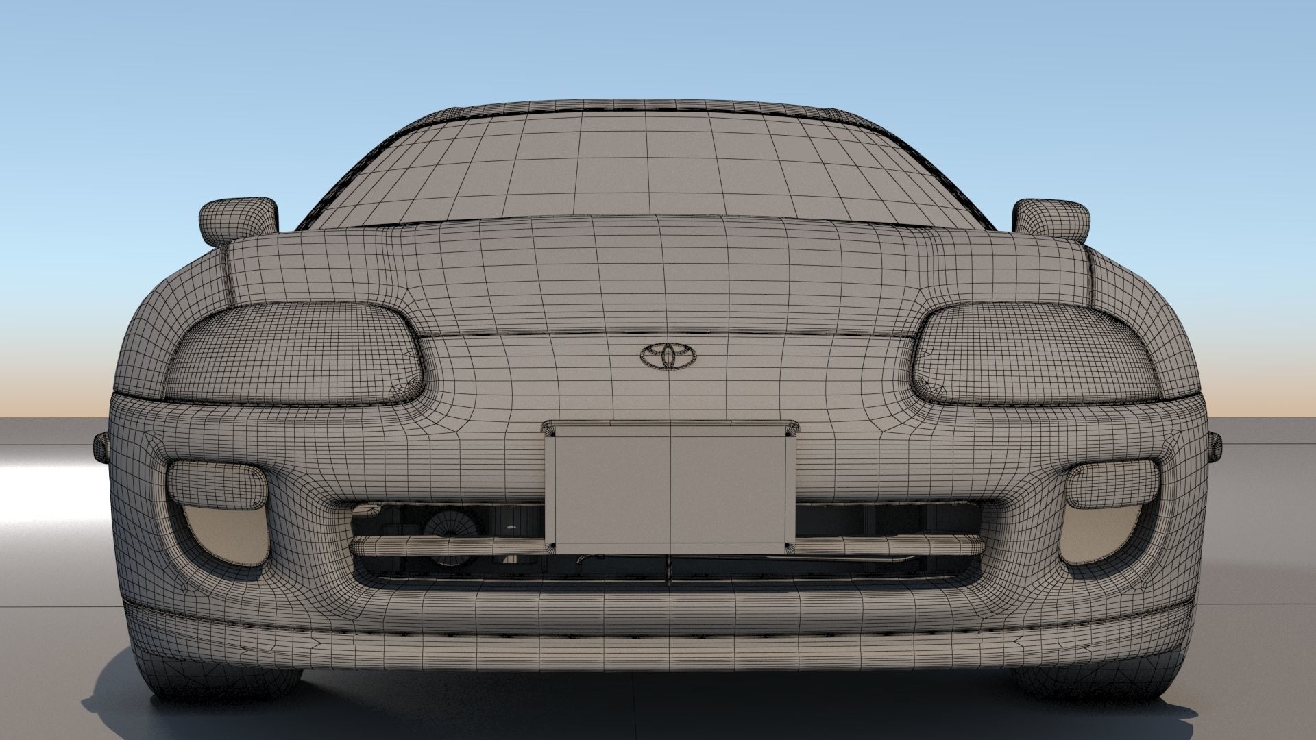 Toyota Supra MK IV A80 1993 3D model | CGTrader