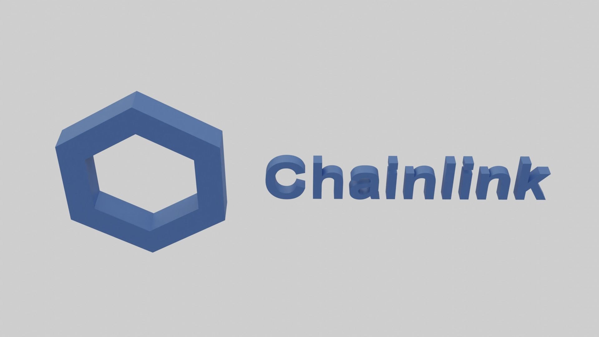 Chainlink Cryptocurrency Logo 3D Model 3D model | CGTrader
