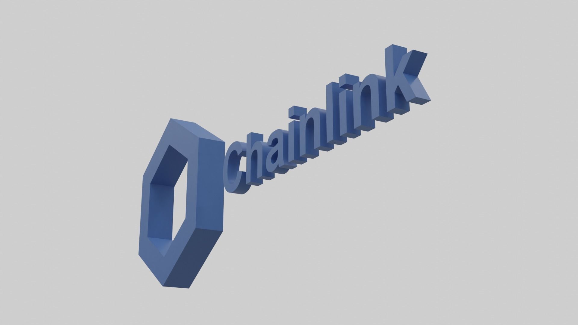 Chainlink Cryptocurrency Logo 3D Model 3D model | CGTrader