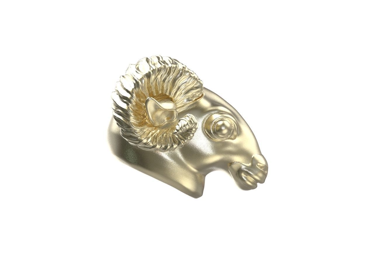 3D Printable concept Sheep head 3D print model 3D model 3D printable ...