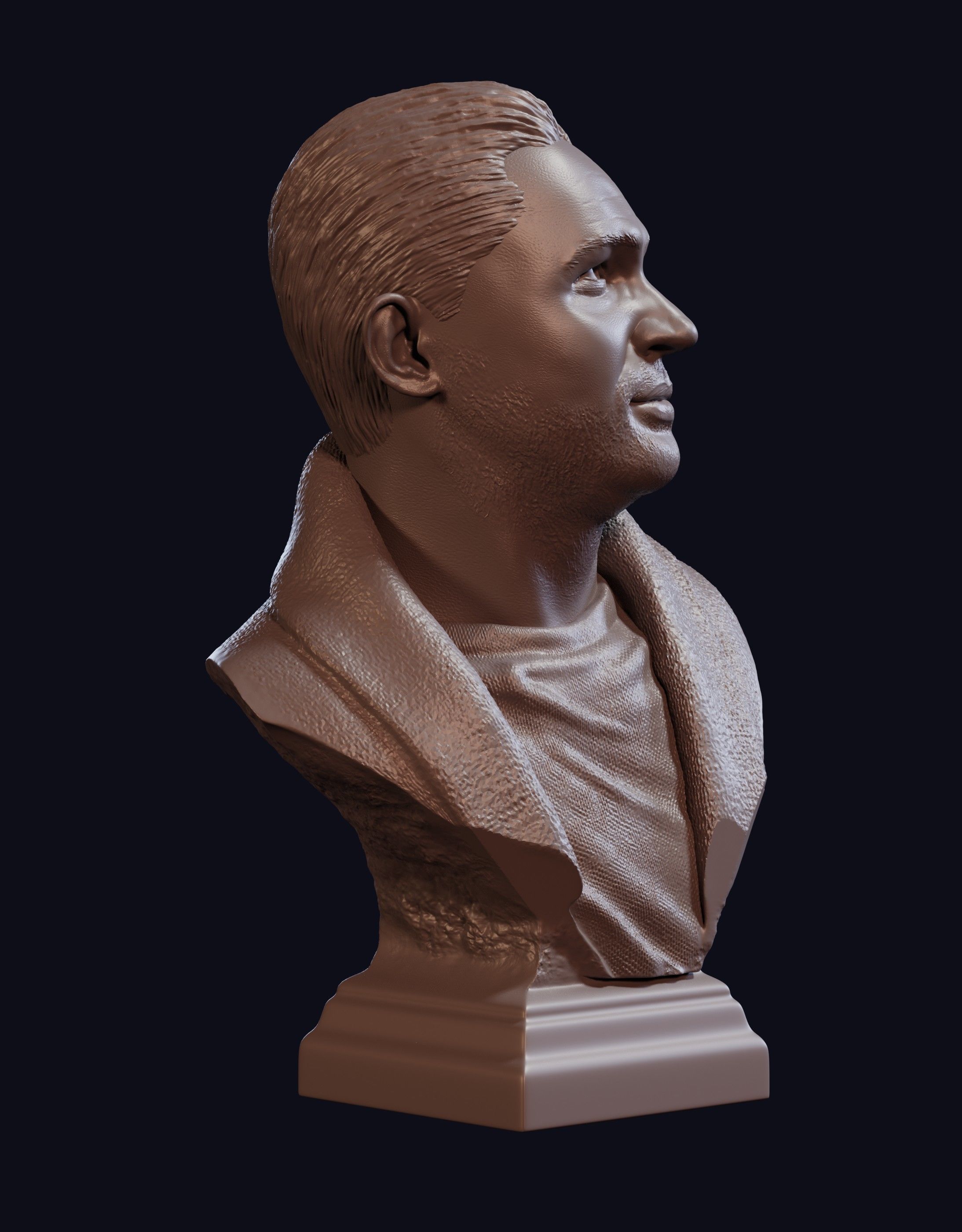 Tom Hardy bust 1 3D model 3D printable | CGTrader