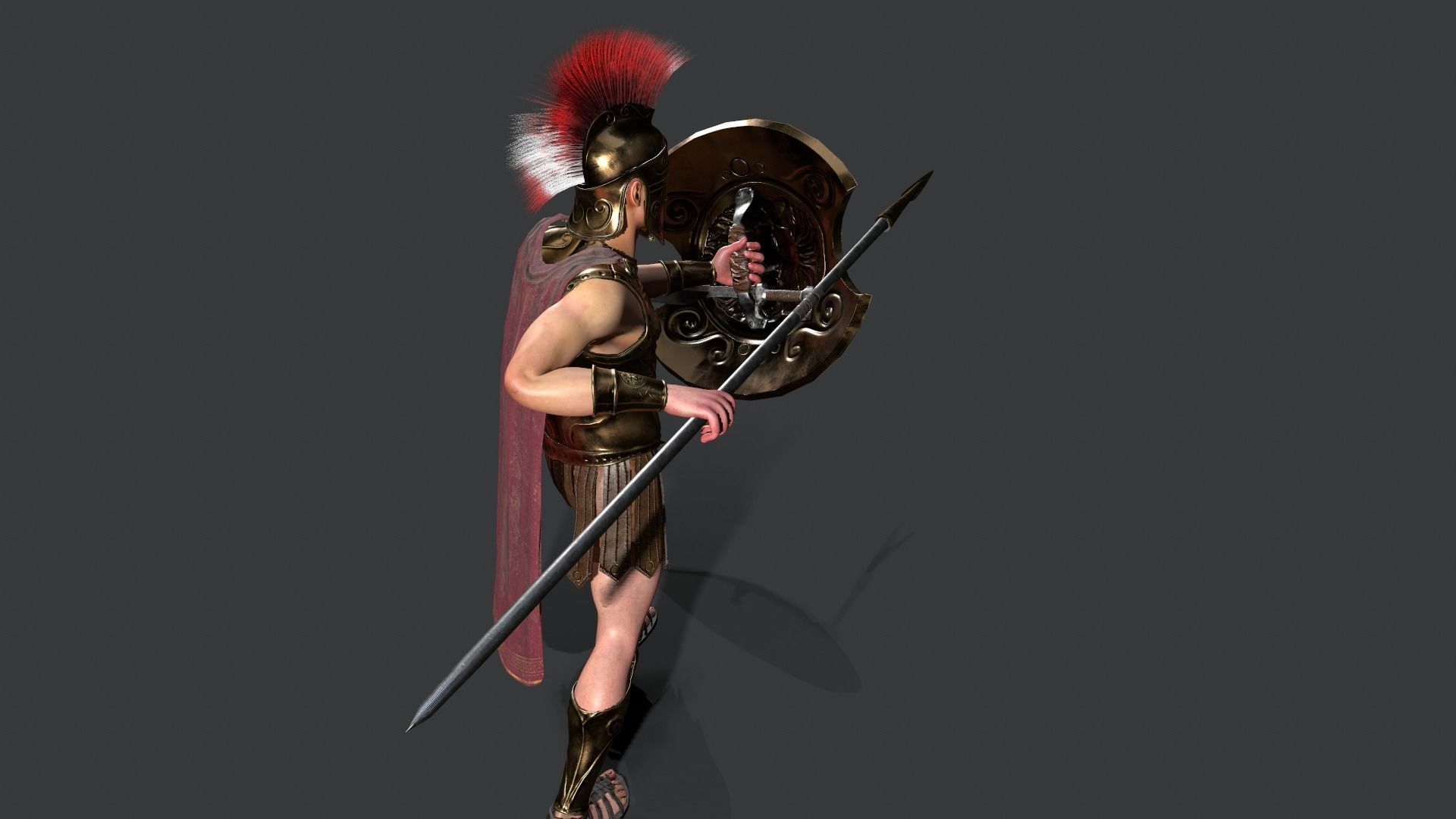 3D model Spartan VR / AR / low-poly | CGTrader