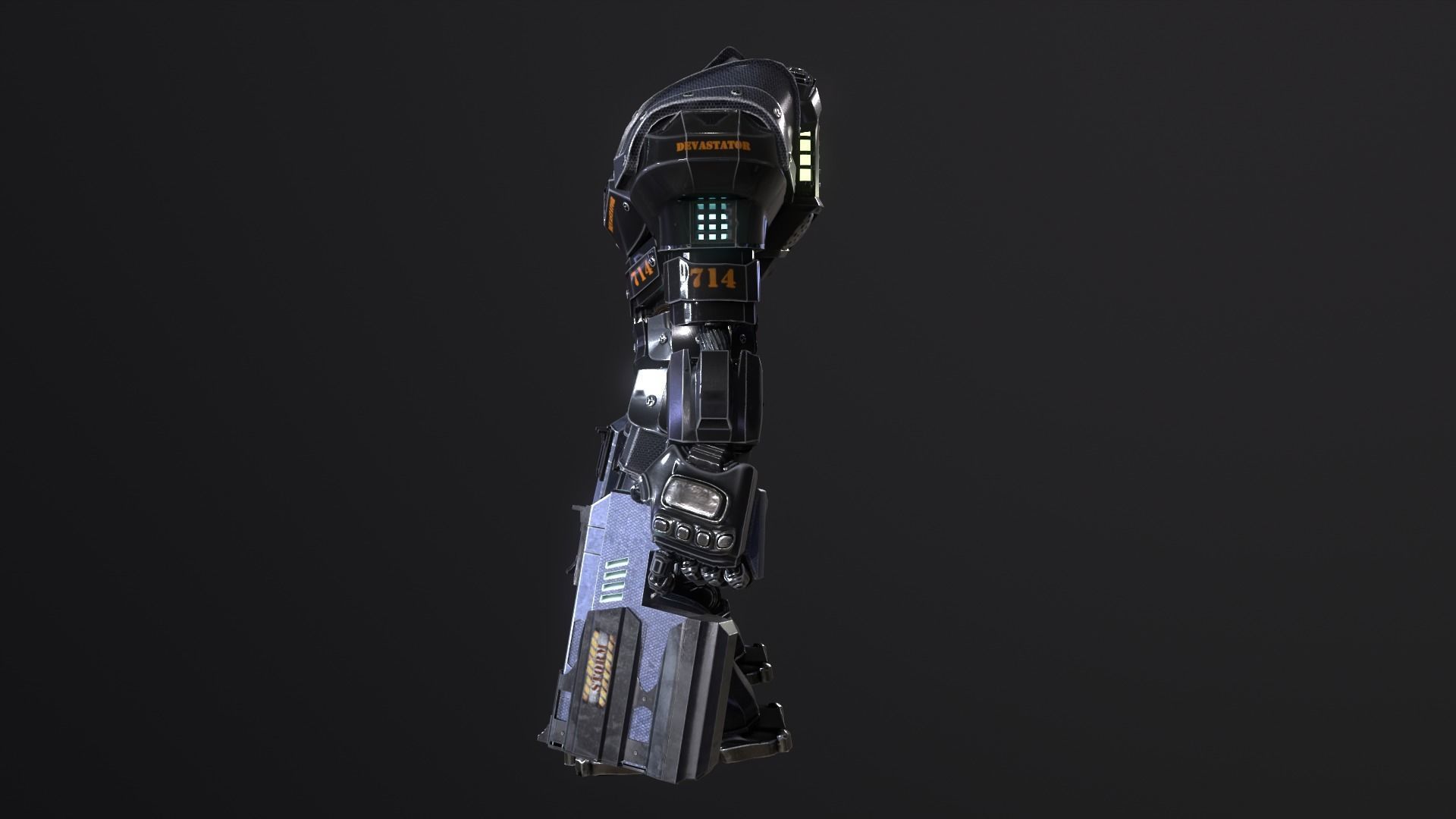 3D model DEVASTATOR VR / AR / low-poly | CGTrader