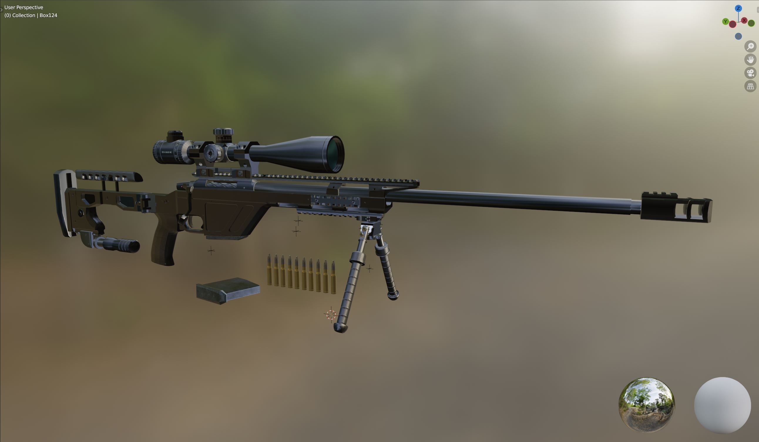 3D model CZ TSR Sniper Rifle VR / AR / low-poly | CGTrader