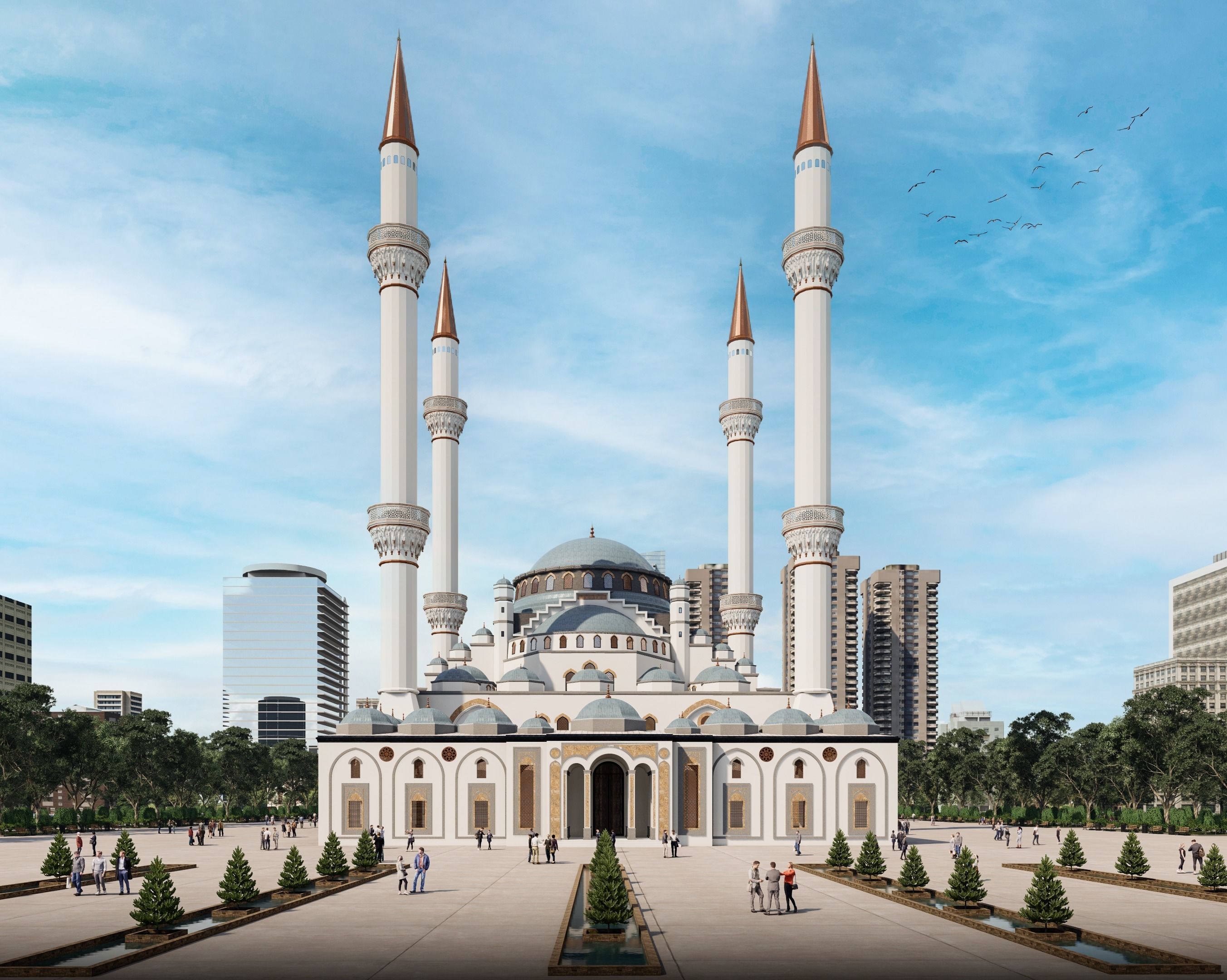 Ottoman Mosque 3D model | CGTrader