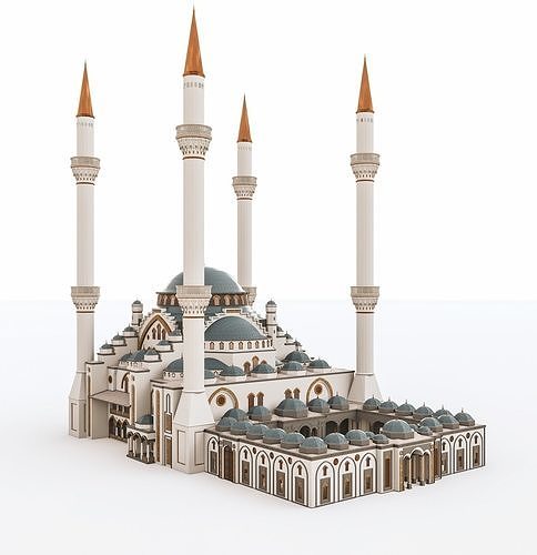 Ottoman Mosque 3D model | CGTrader