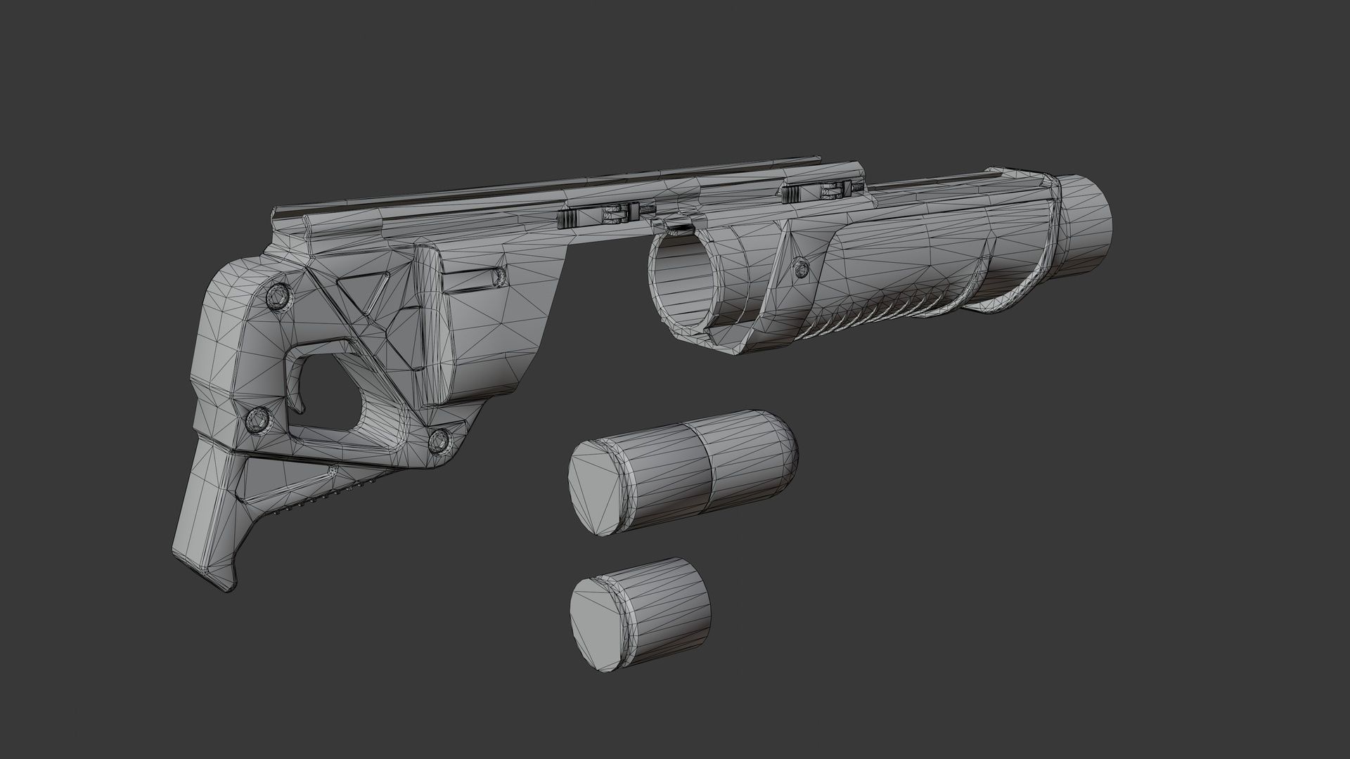3D model Rampart 17 Grenade Launcher VR / AR / low-poly | CGTrader