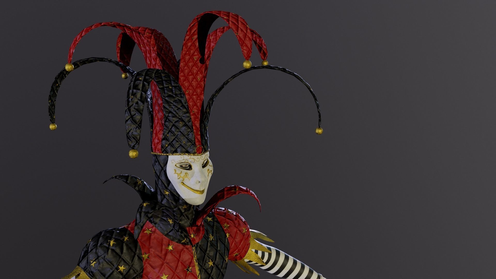 3D model Jester VR / AR / low-poly | CGTrader