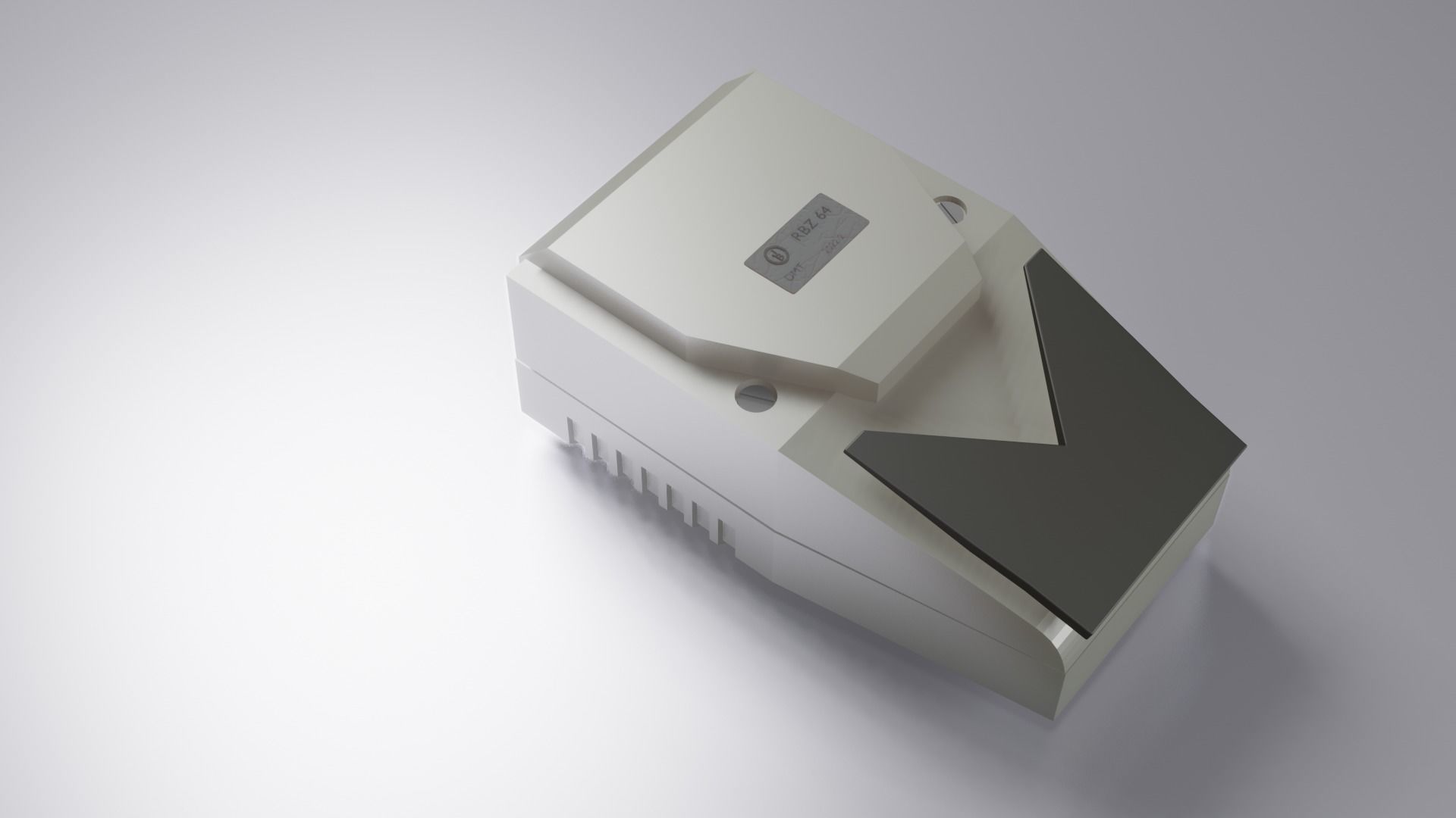 3D model vintage tape recorder microphone from GDR VR / AR / low-poly ...