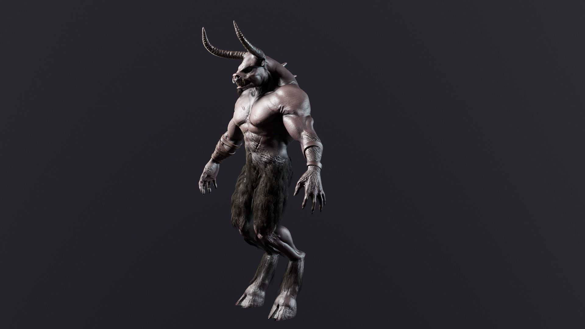 3D model Minotaur VR / AR / low-poly | CGTrader