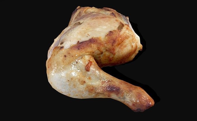 3D model Chicken Leg - Photoscaned model VR / AR / low-poly | CGTrader