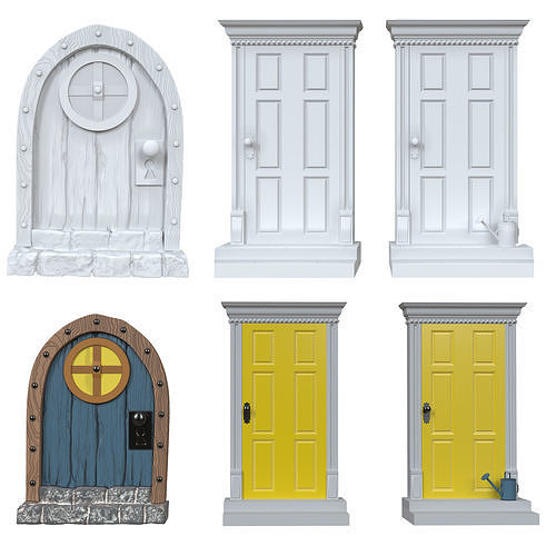 Mini Doors 3D model 3D printable | CGTrader