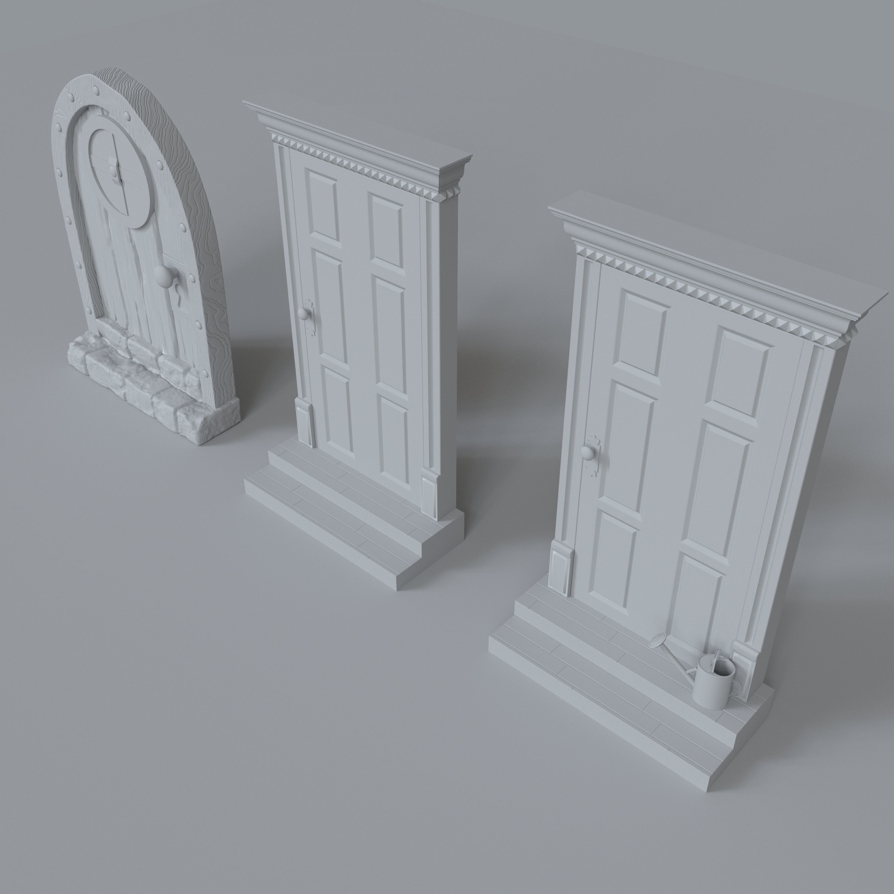 Mini Doors 3D model 3D printable | CGTrader