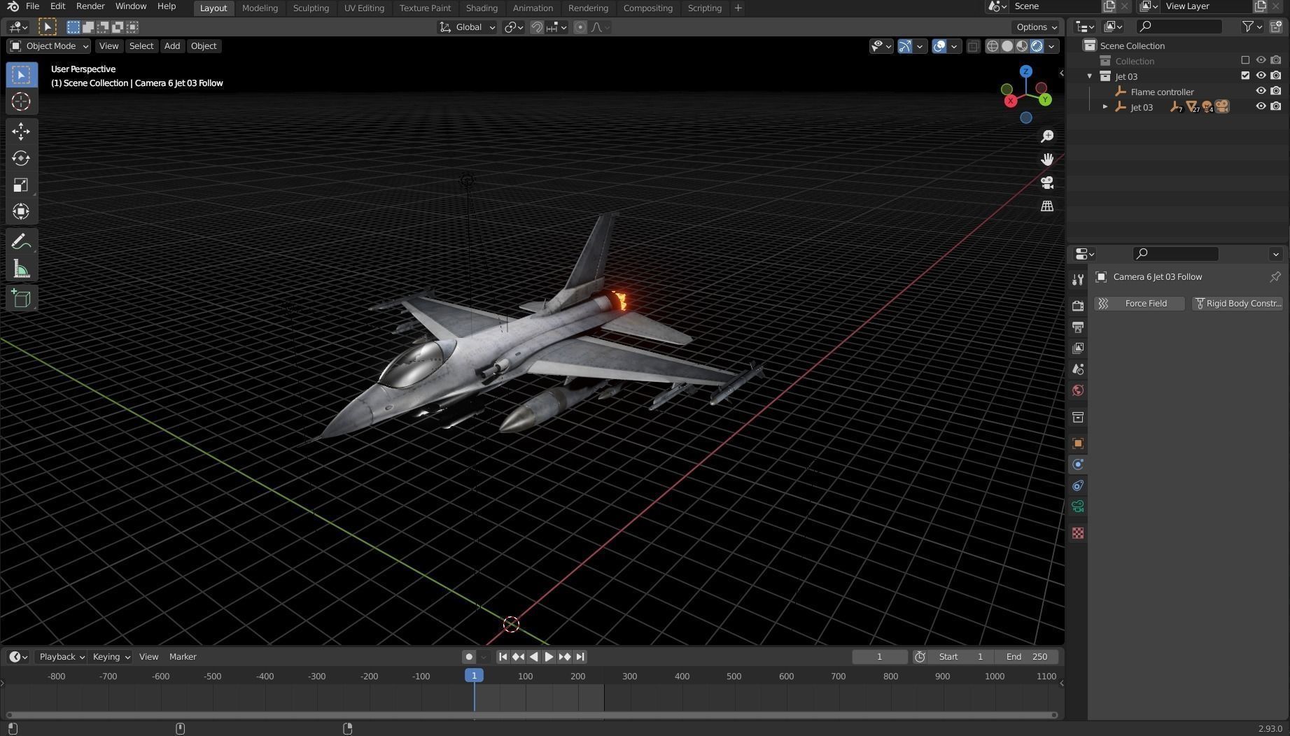 3D model F AS-36 Vampire Next Generation Stealth Jet Fully animated VR ...
