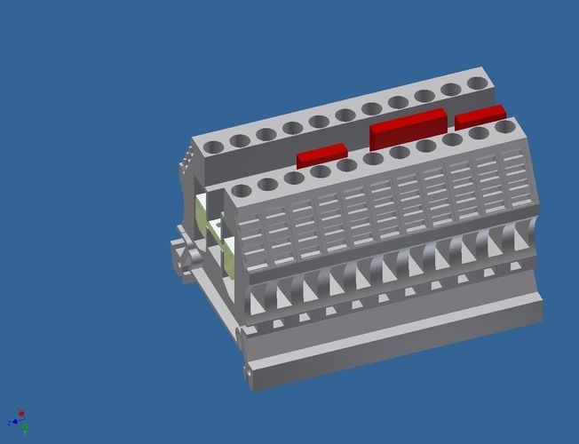 electrical terminal block 3D model | CGTrader