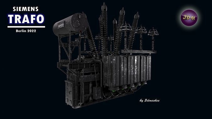 3D model Siemens Trafo Ultra by 3dmeshes VR / AR / low-poly | CGTrader