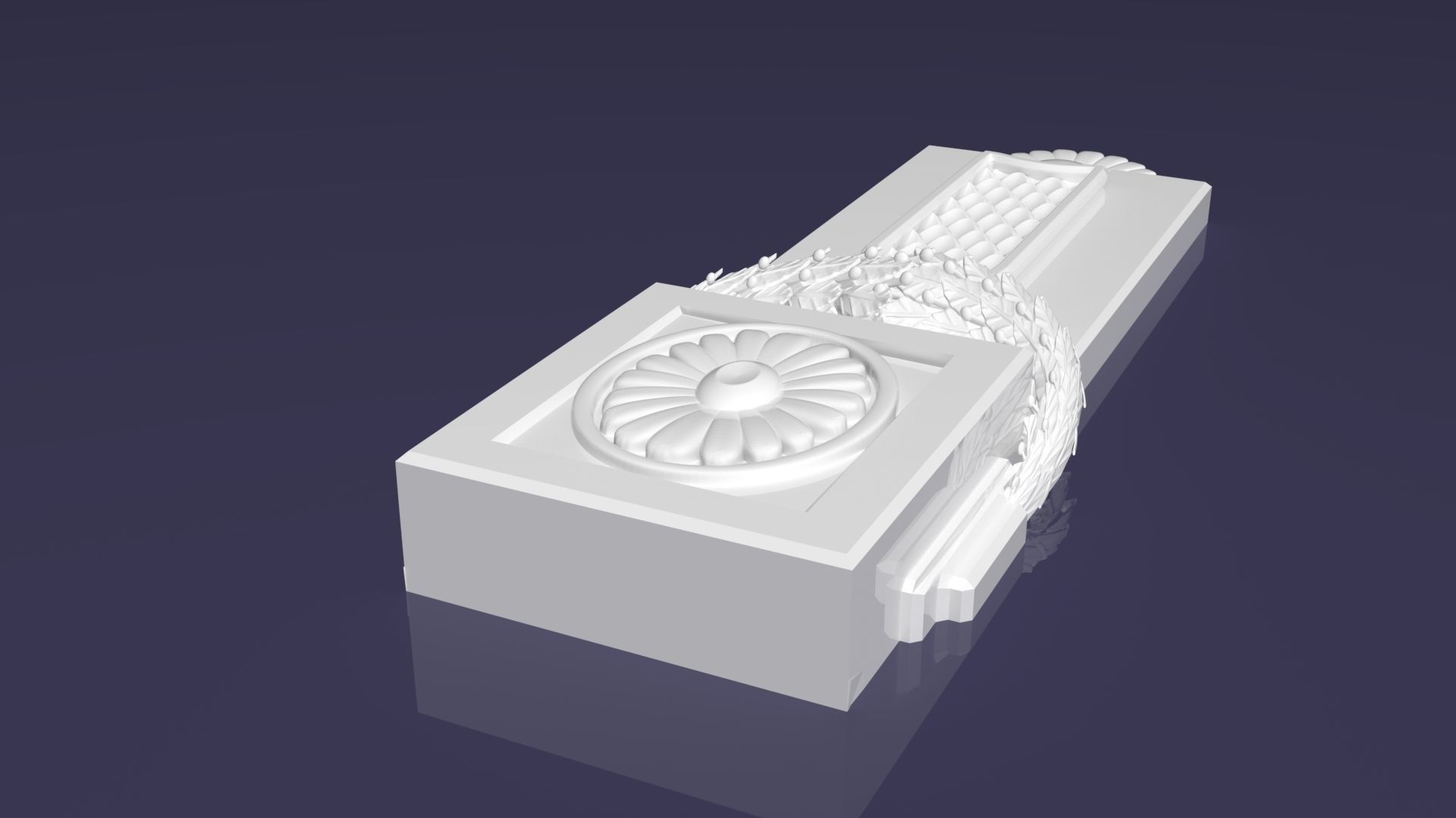 Engraving Ornament 3D model 3D printable | CGTrader