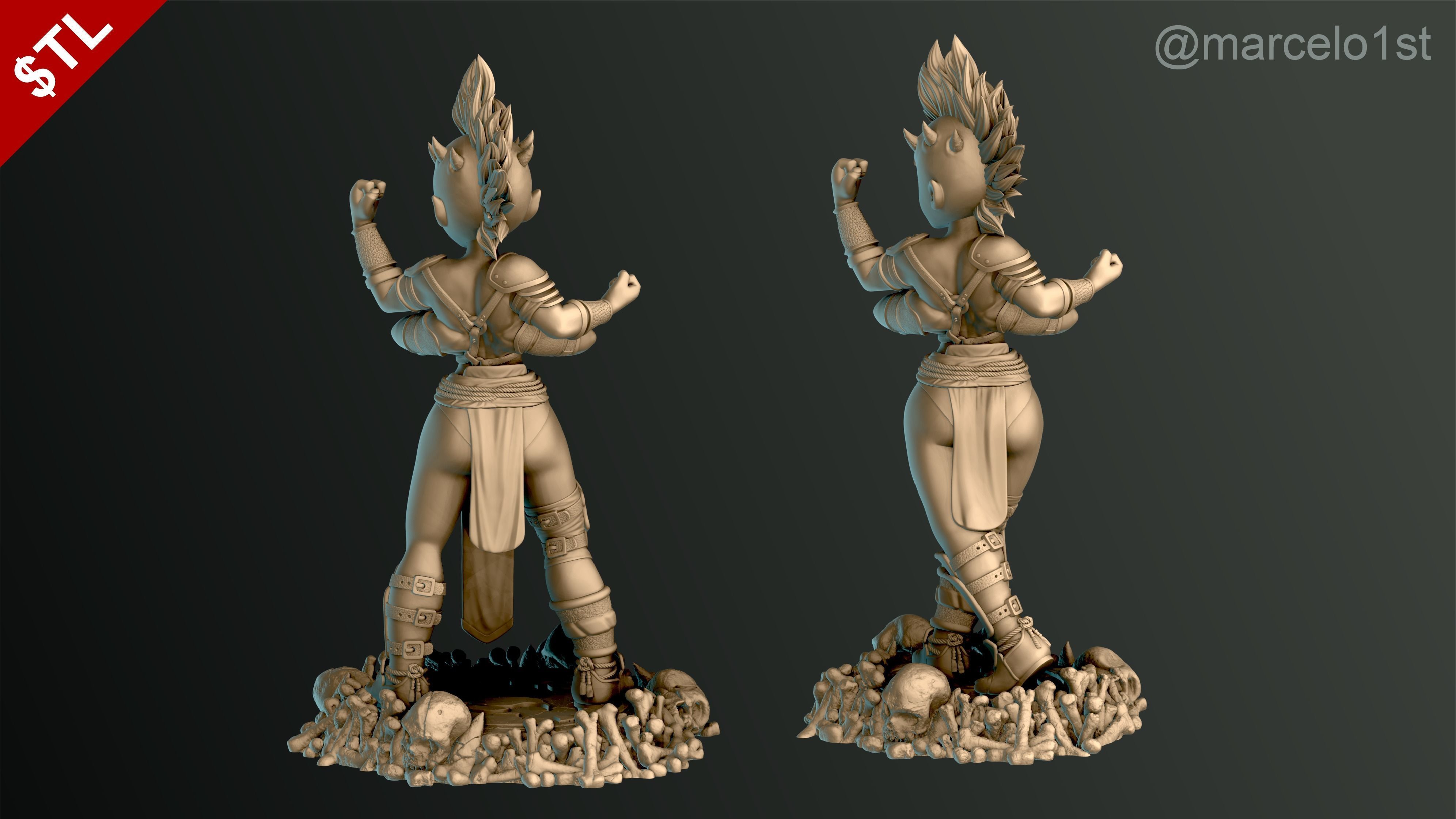 Sheeva - Mortal Kombat 3 Statue 3D model 3D printable | CGTrader