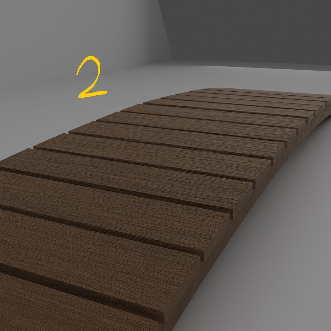 3D model Two very simple bridges VR / AR / low-poly | CGTrader