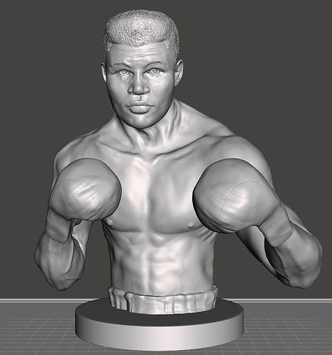 Muhammad Ali 3D model 3D printable | CGTrader